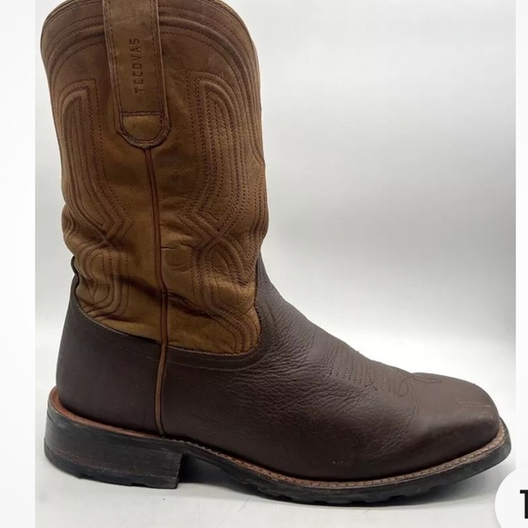 Tecovas | Shoes | Tecovas The Midland Bison Square Toe Leather Boot Men ...